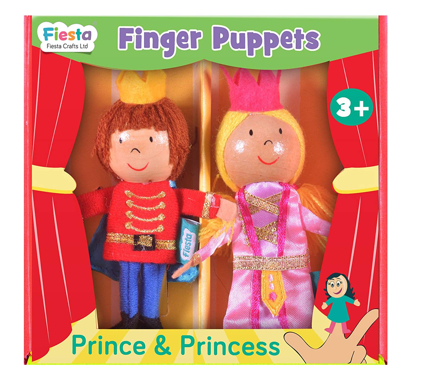 Prince and Princess Finger Puppet Set – TopToy