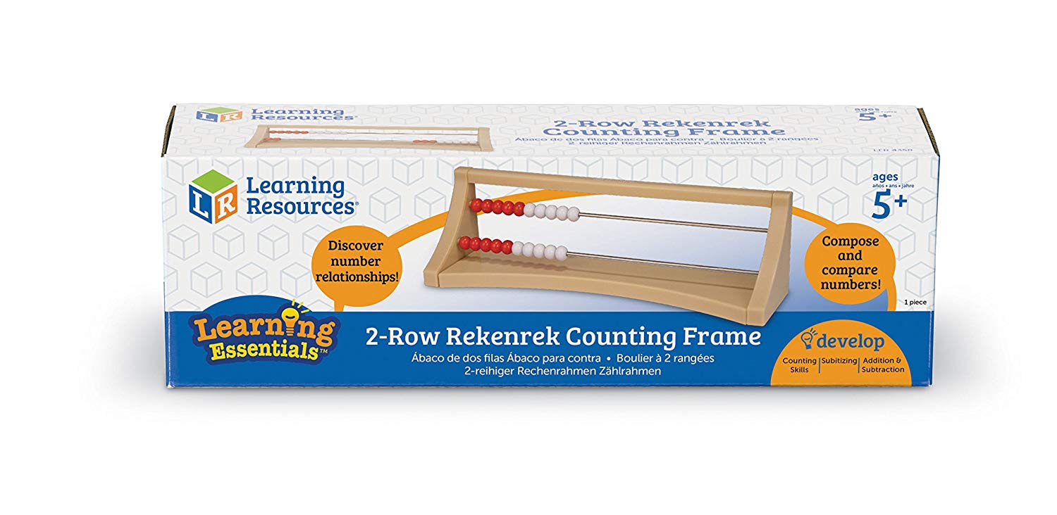 Learning Resources 2-Row Rekenrek Counting Frame – TopToy