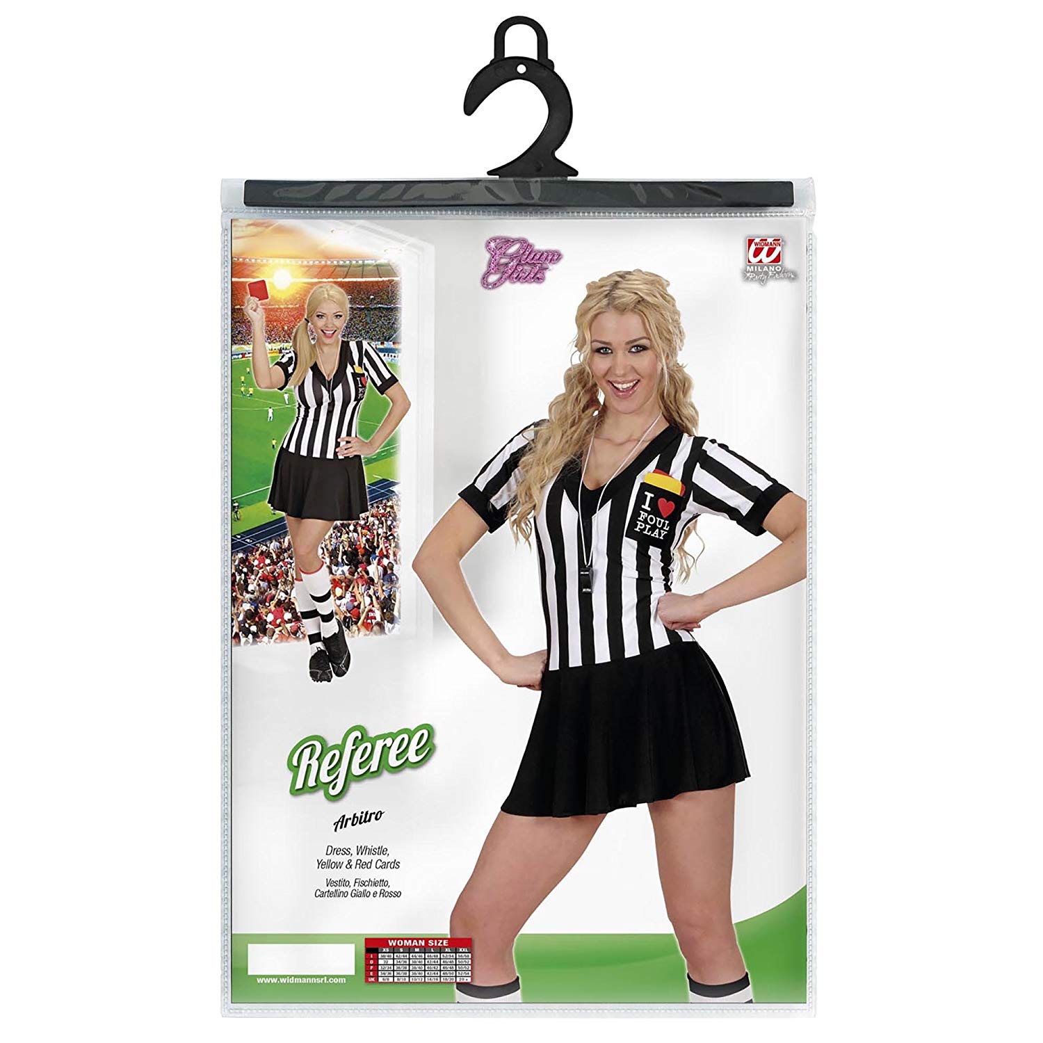 Referee – Adult Fancy Dress Costume – Large – Size – 14-16 – TopToy