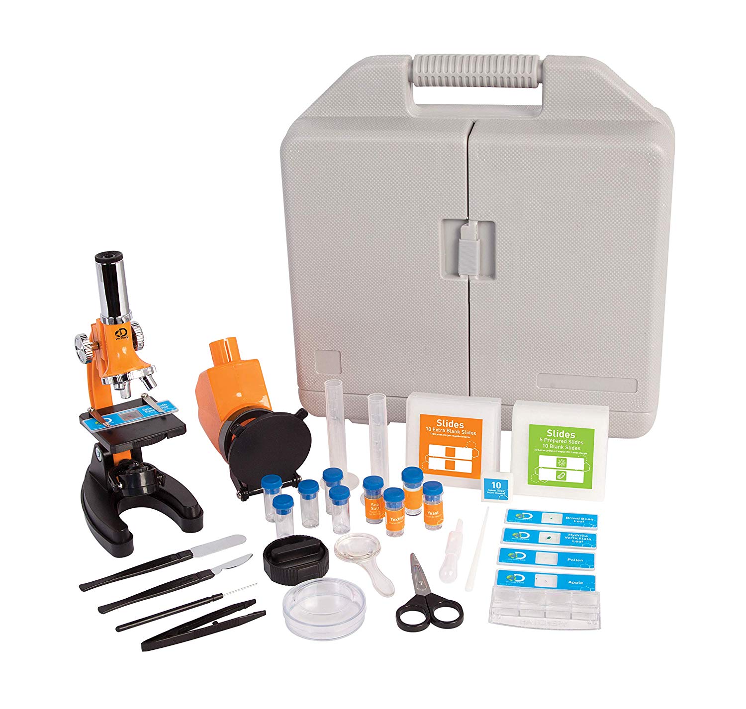 Discovery Adventures Microscope Set 1200 x with 80 Accessories and ...