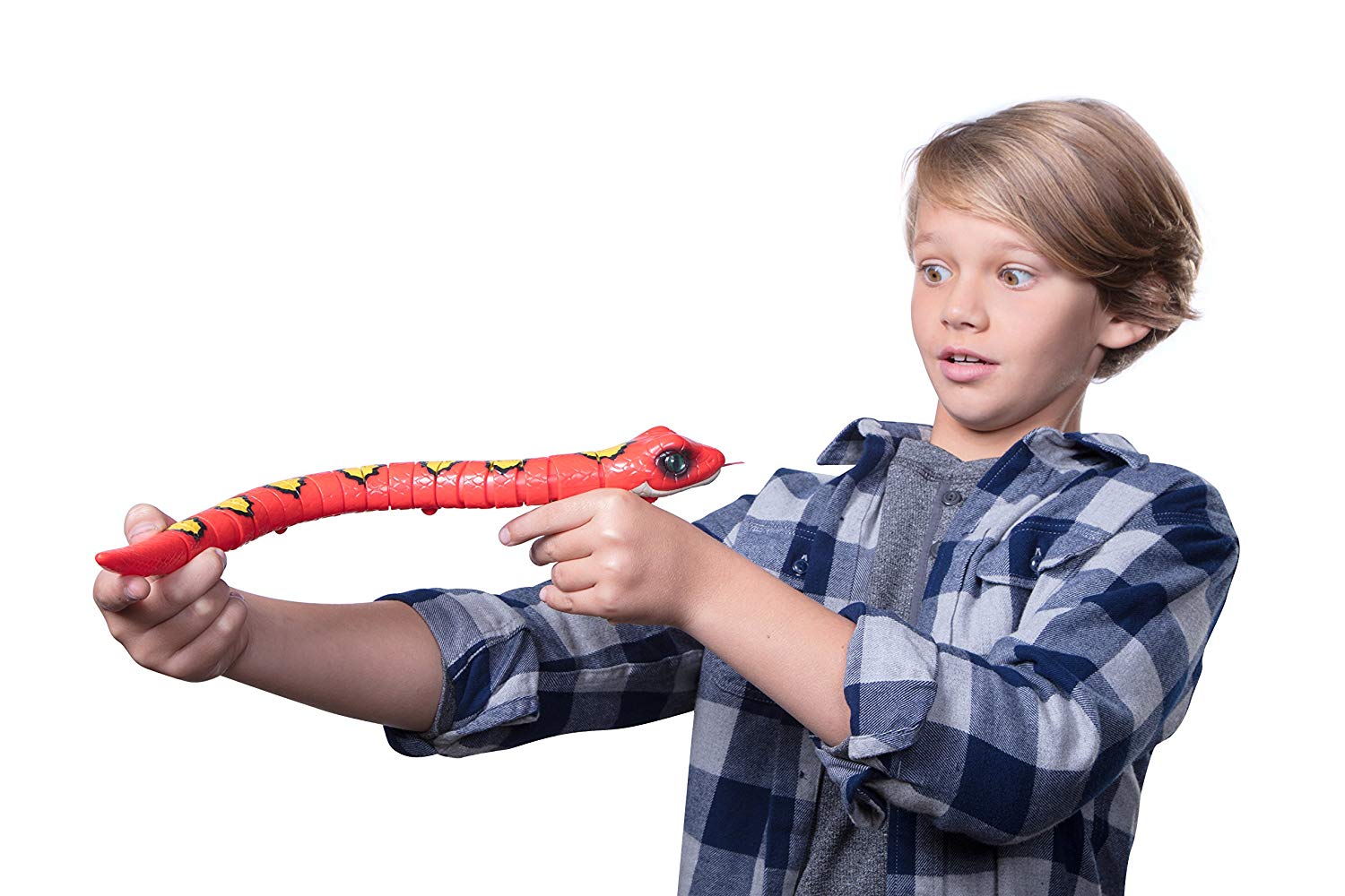 ZURU Robo Alive Scarlet King Slithering Snake Battery-Powered Robotic ...