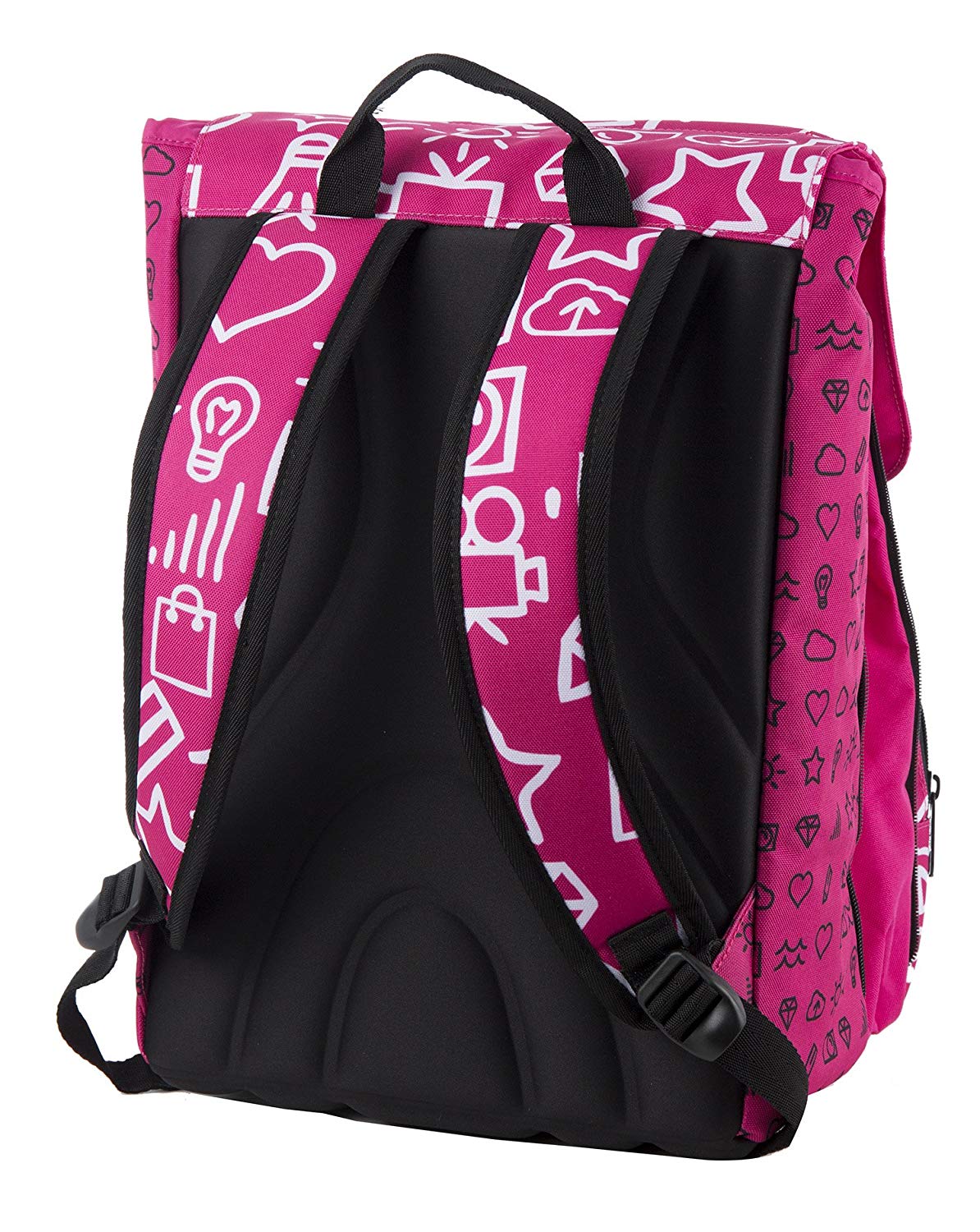EXPANDABLE Backpack – APPACK MICRO MACRO – School Bag – Pink 31Lt – TopToy