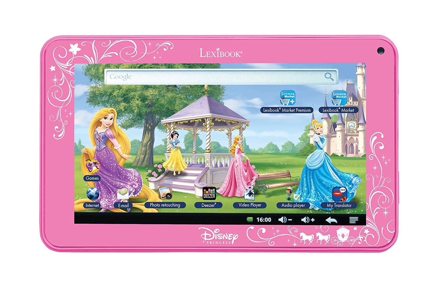 Lexibook Disney Princess Rapunzel 7’’ HD Android Touchscreen Tablet ...