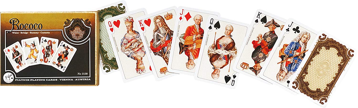 Piatnik Playing Cards – Rococo, double deck – TopToy