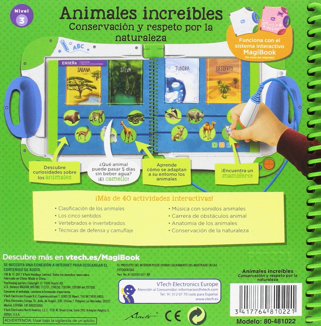 VTech MagiBook Platform Book Incredible Animals multicoloured – TopToy