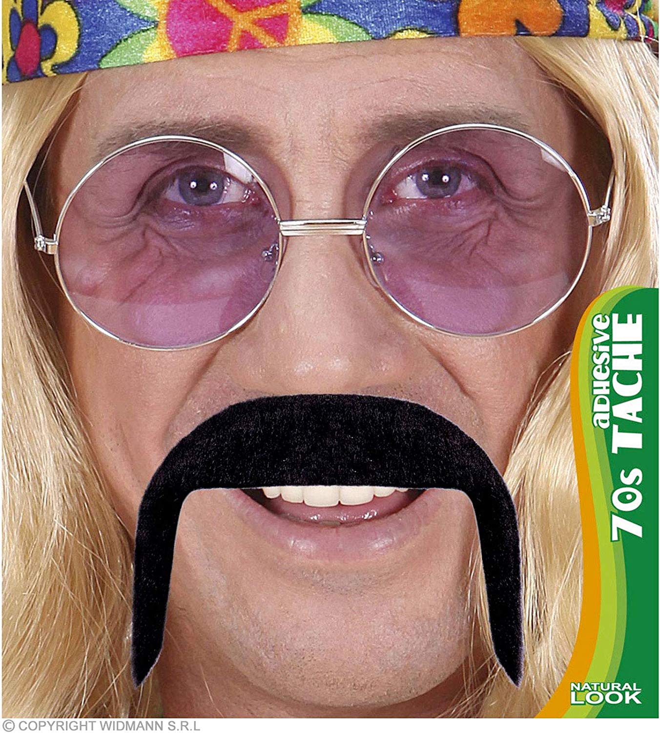 70s Tash – Black 70s Novelty Fake False Moustaches Beards Sideburns etc ...