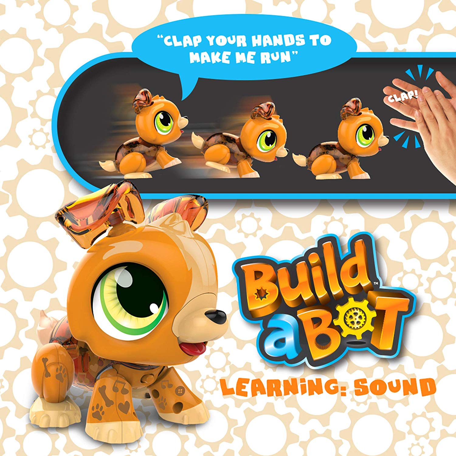 Build a Bot Sound Activated Puppy Robot Pet Toy – TopToy