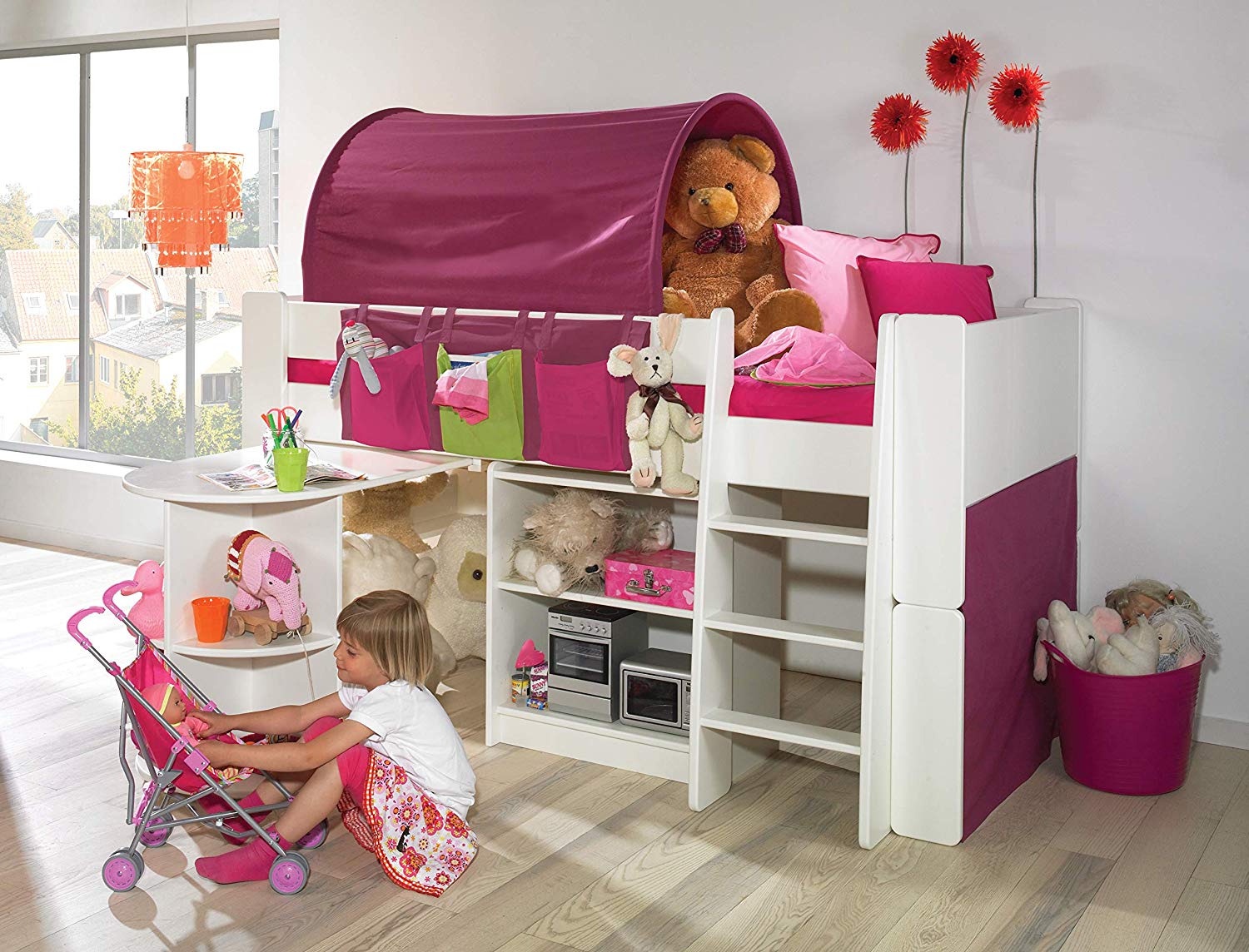 Steens 290624273 Kids Tunnel for Mid Sleeper Bed, Purple – TopToy