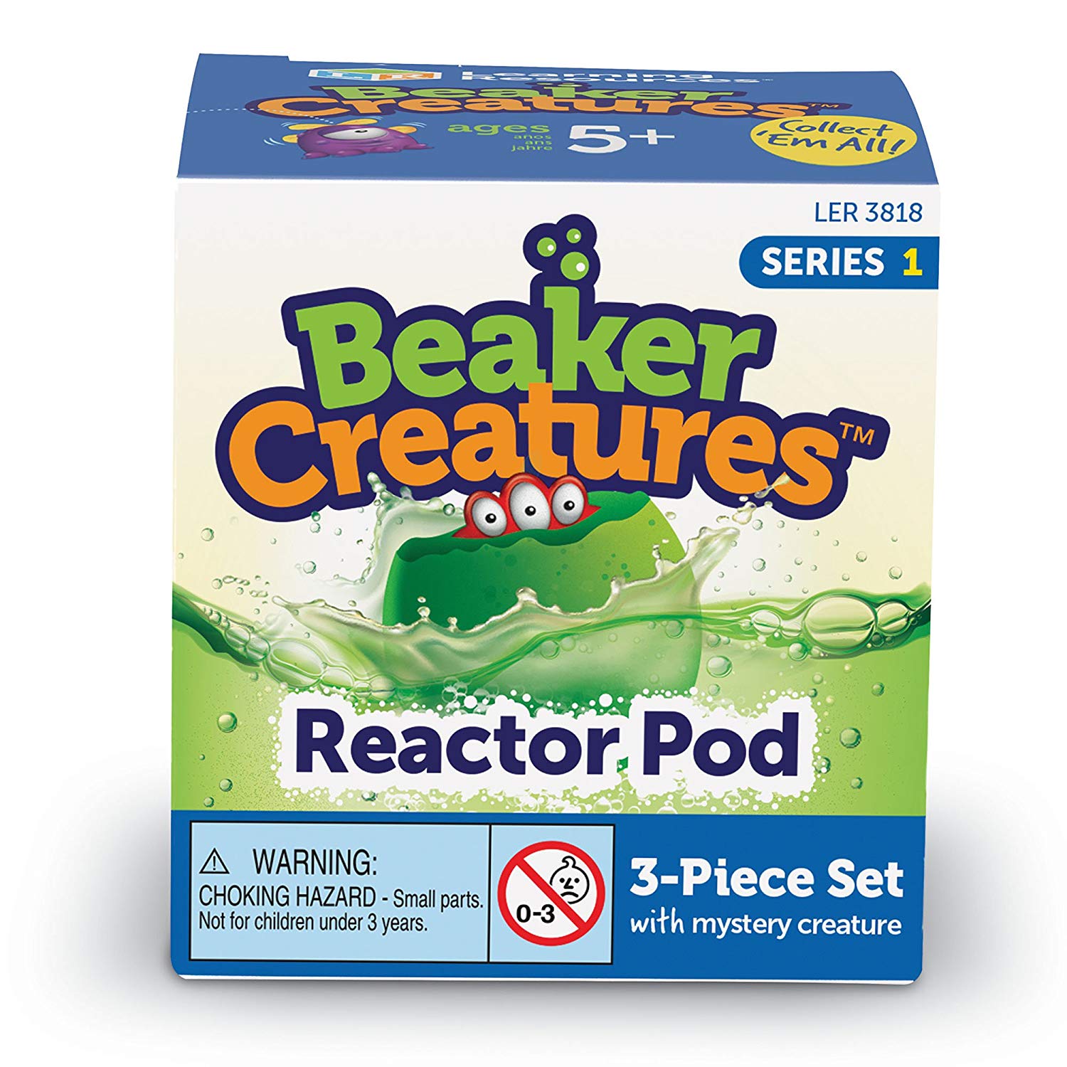 Learning Resources LER3818IND Beaker Creatures Reactor Pod (Individual ...