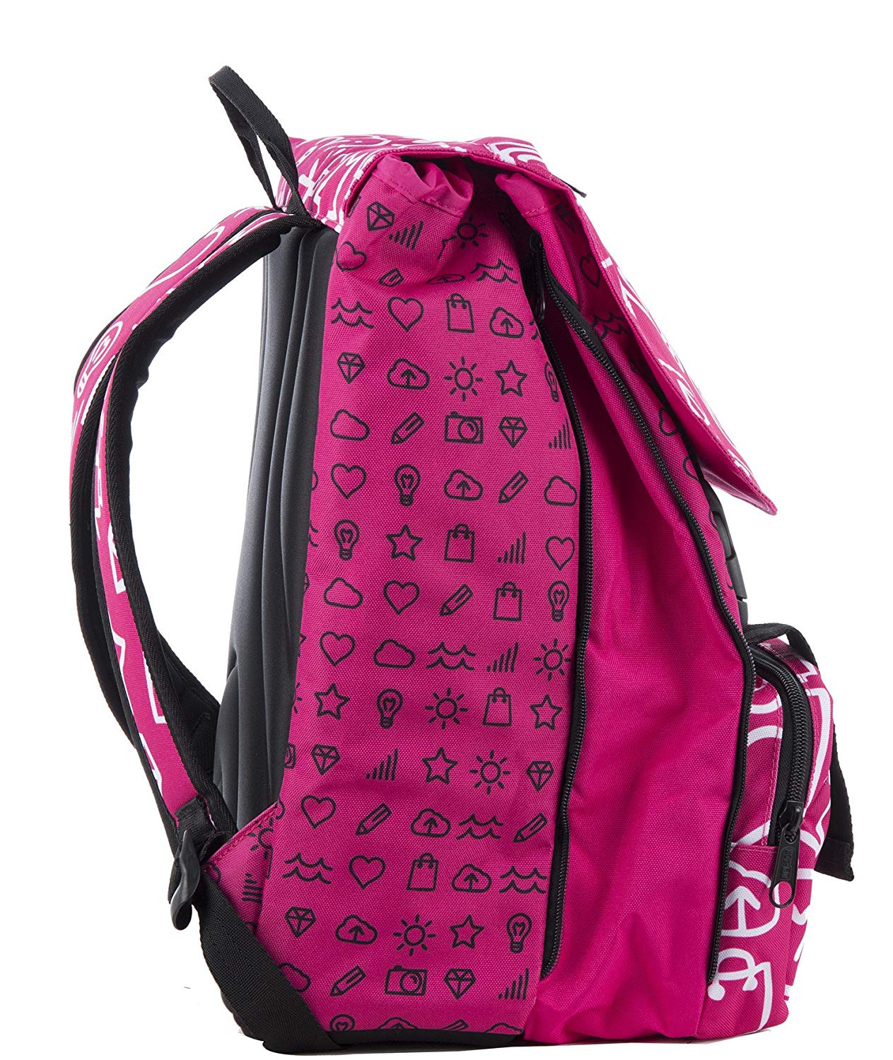 EXPANDABLE Backpack – APPACK MICRO MACRO – School Bag – Pink 31Lt – TopToy