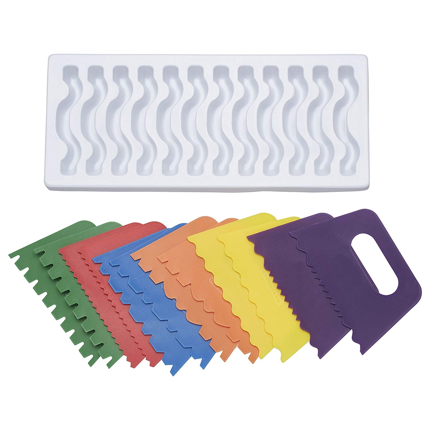 ECR4Kids Designer Paint Scrapers Set – Art Supplies for Kids and ...