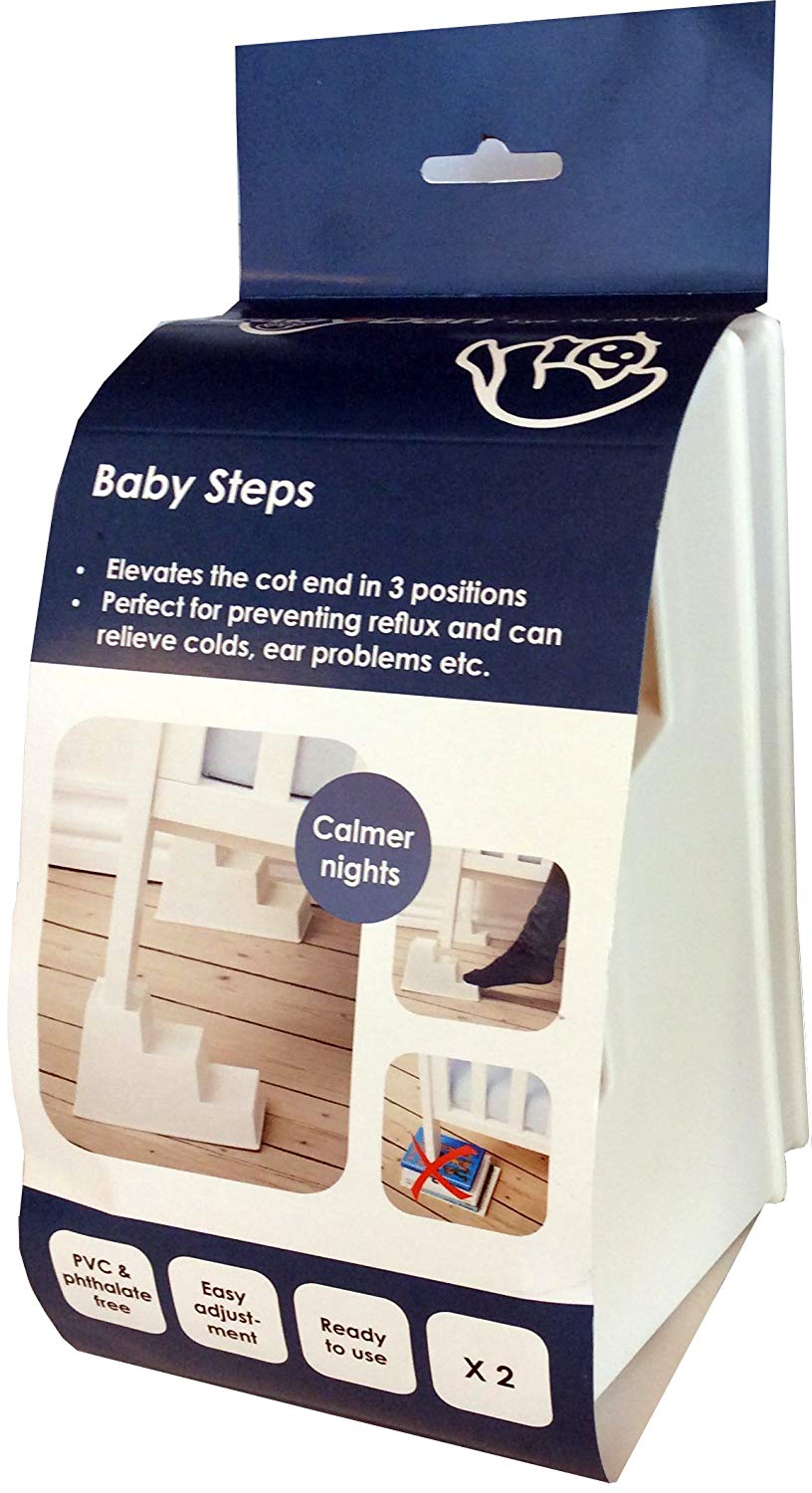 BabyDan Baby Steps Cot Elevator Lifter to aid Baby Sleeping. Helps with ...