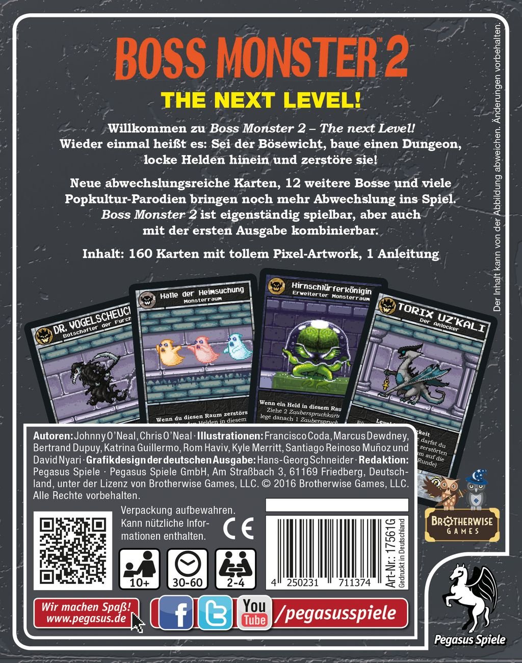 Pegasus Spiele 17561G – Boss Monster 2 The Next Level – TopToy