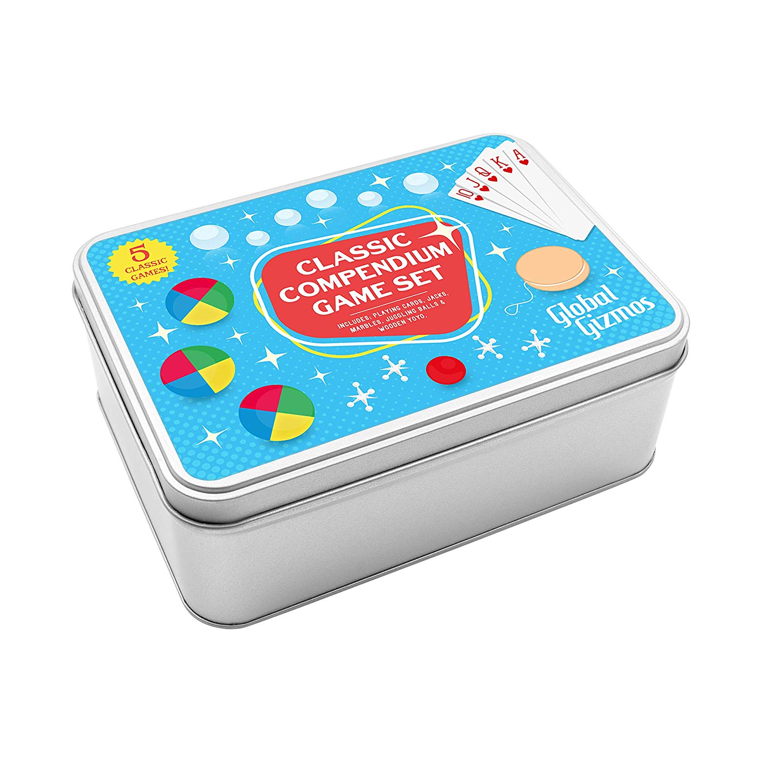 Global Gizmos 56080 Classic Compendium Games Set | Including Jacks ...