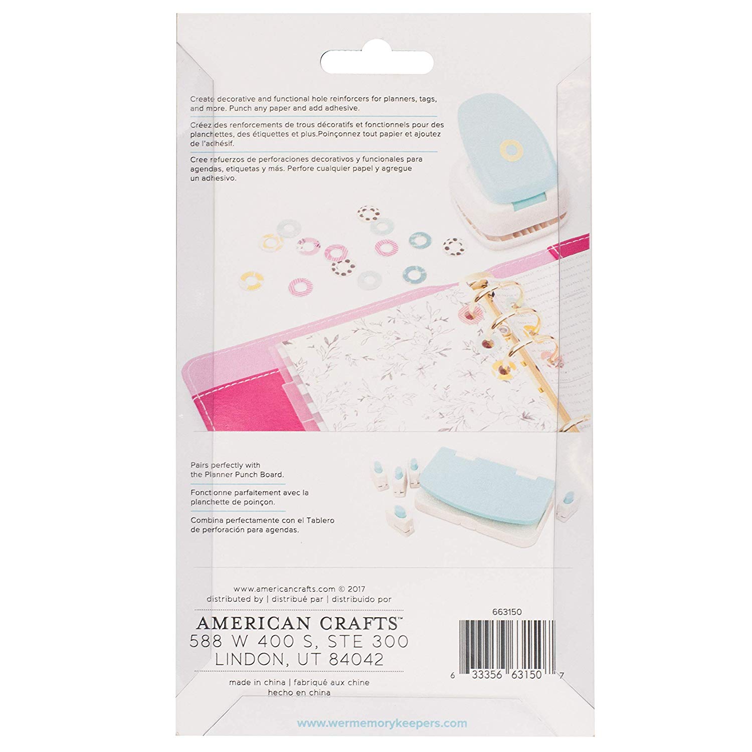 We R Memory Keepers Reinforce Hole Punch, Multi-Colour, 13 x 7.11 x 8.9 ...