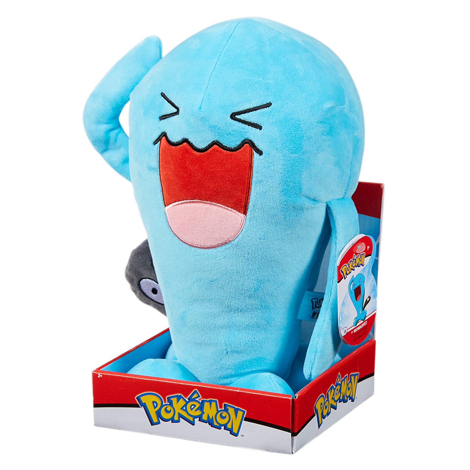 Pokemon 96372 Wobbuffet Plush Toy, Multi-Colour, 12-Inch – TopToy