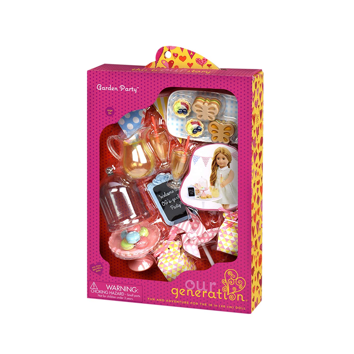 Our Generation BD37305 Garden Party Set Doll Accessories, Various – TopToy