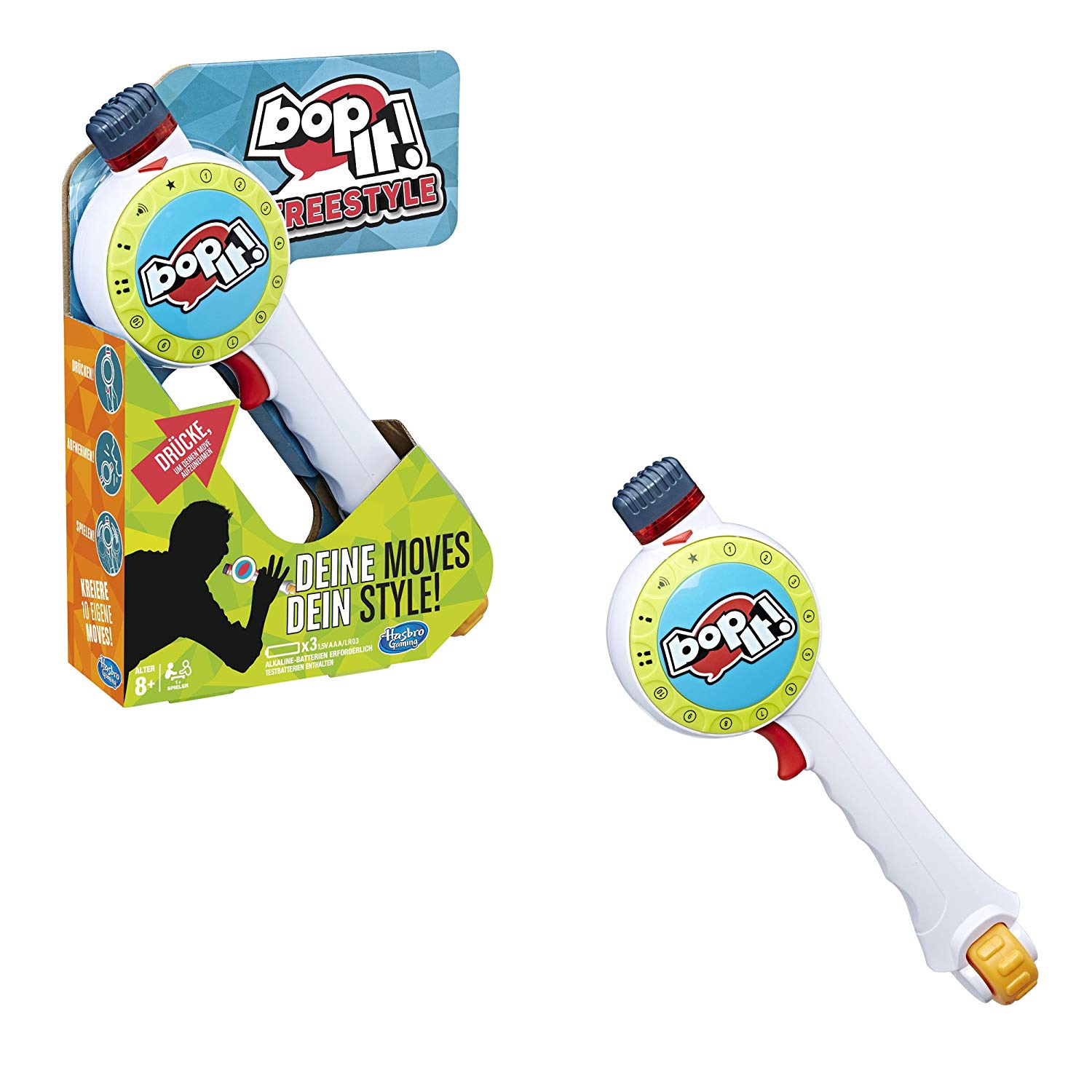 Hasbro Games C1379100 Bop It Freestyle Kids Game (German Version) – TopToy