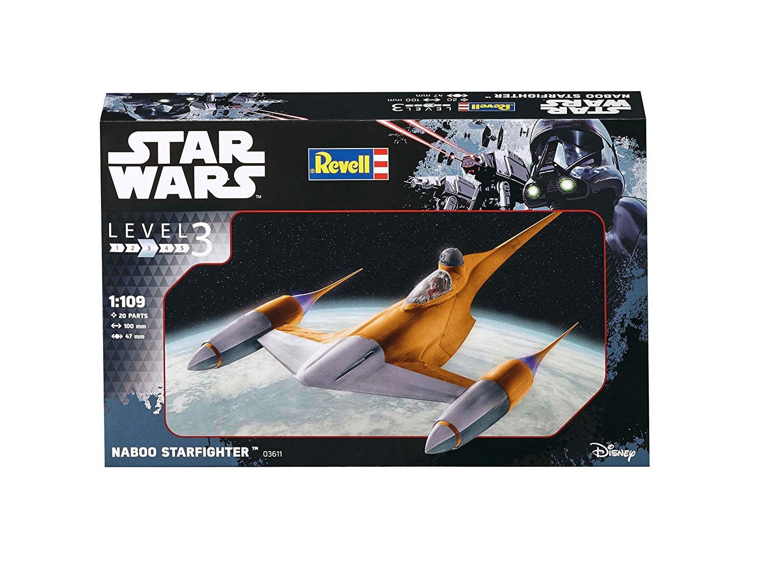 Revell Star Wars Rogue One Naboo Starfighter Model Kit – TopToy