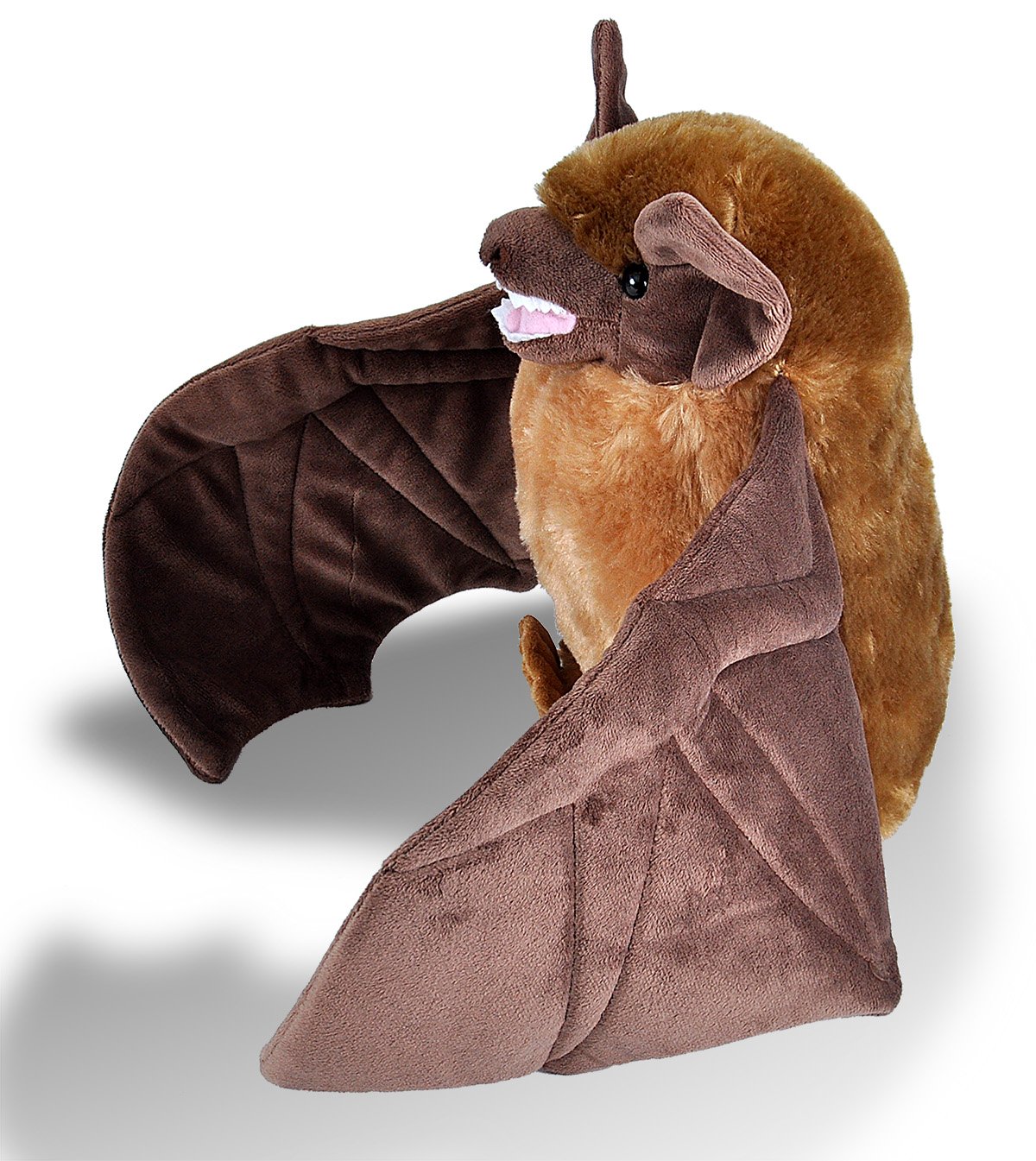 Wild Republic Brown Bat Plush Soft Toy, Cuddlekins Cuddly Toys, Gifts ...