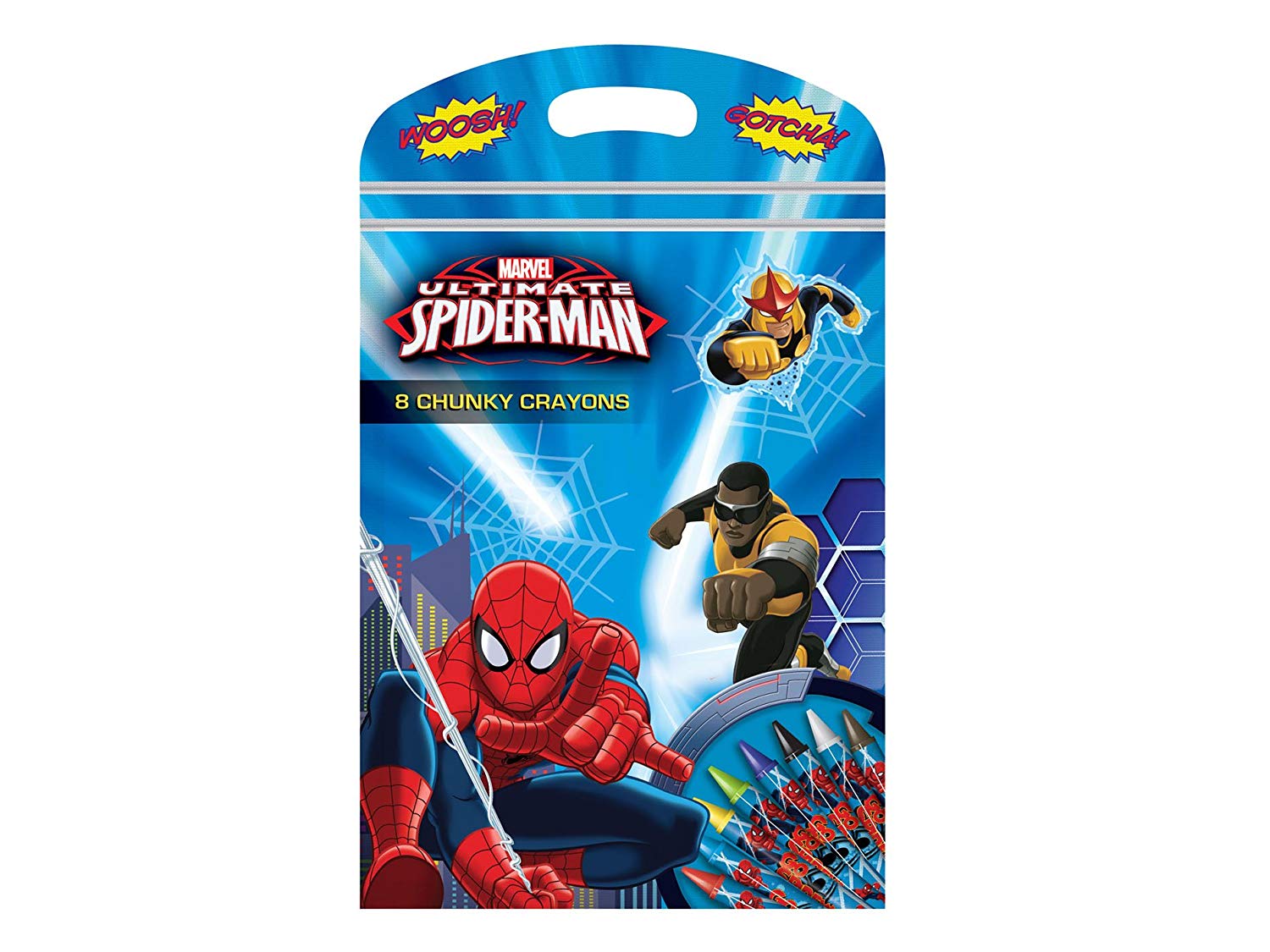 Ultimateimate Spiderman Marvel Chunky Crayons, Blue – TopToy