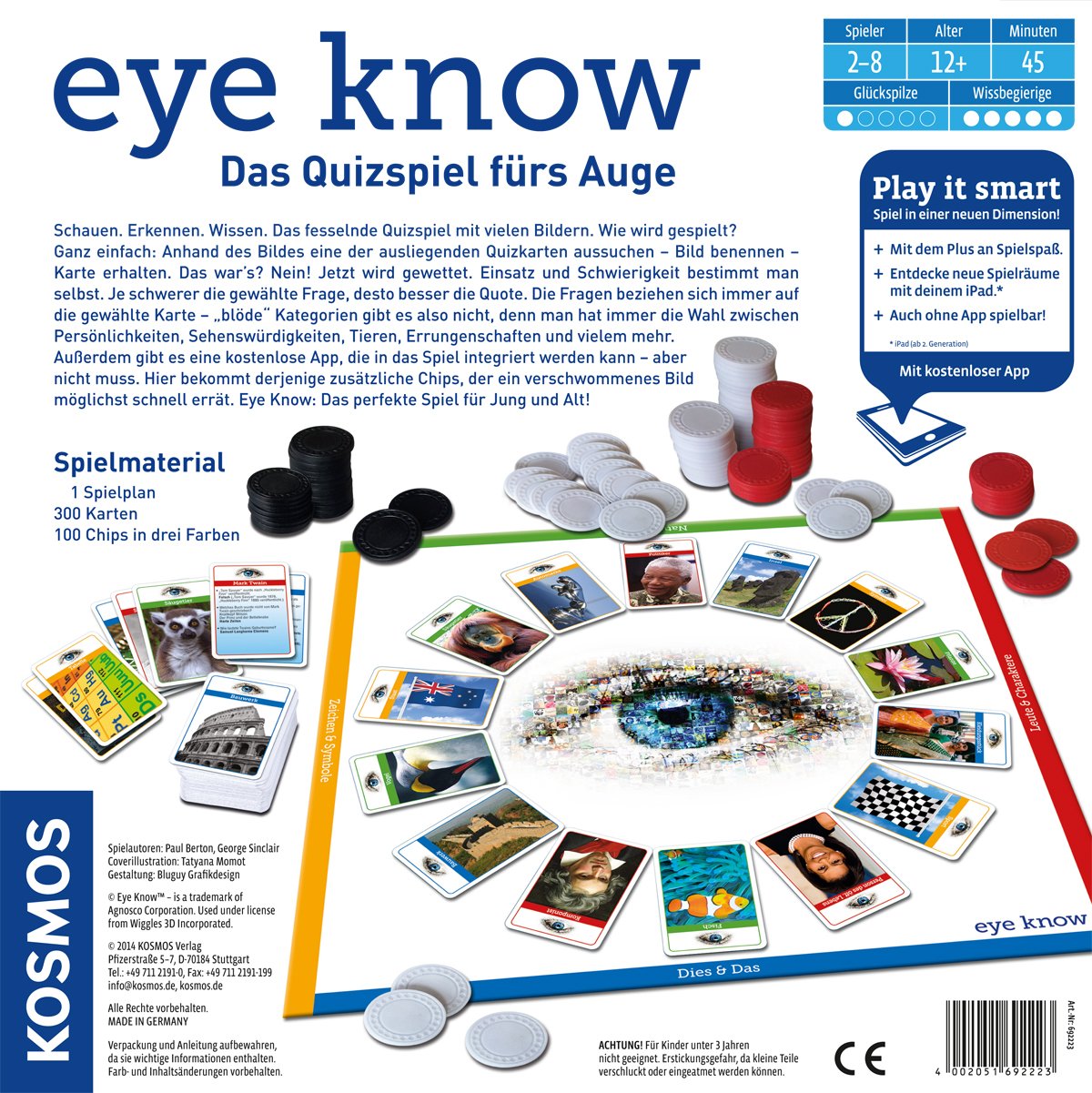 Kosmos 692223 – Eye Know – Family Game Play It Smart – TopToy