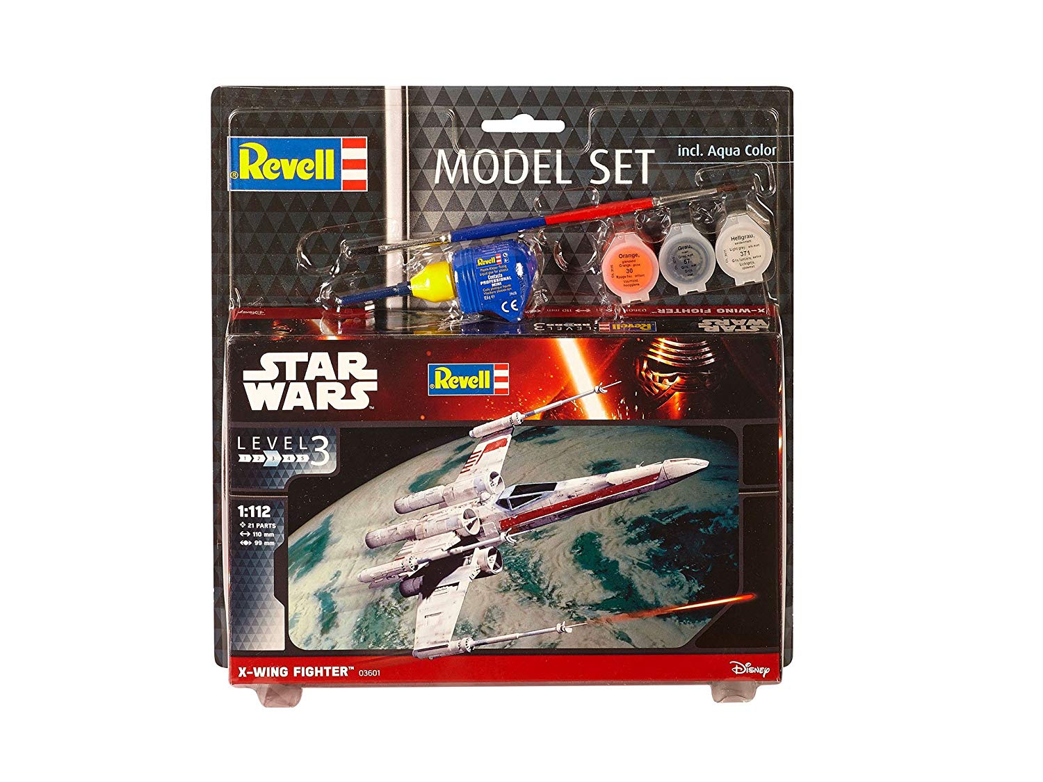 Revell 63601 – Star Wars X-wing Fighter Model Set, Includes Paints ...