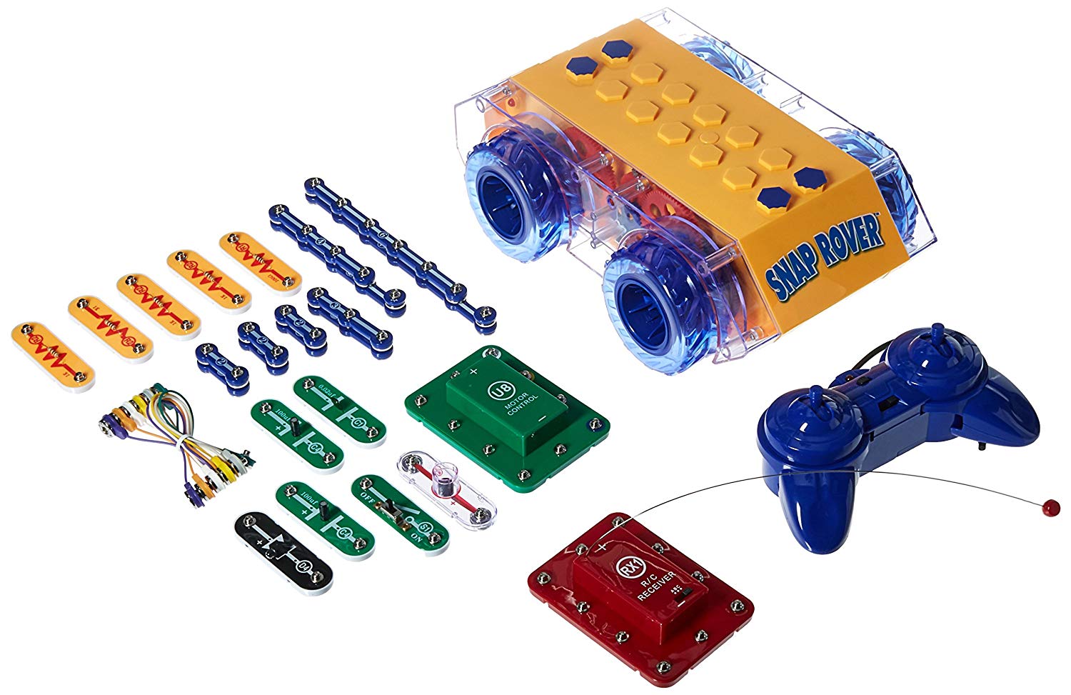 Snap Circuits Remote Controlled Snap Rover SCROV-10 | Over 20 STEM ...
