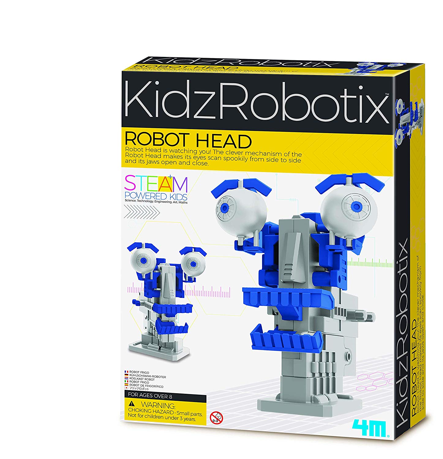 4M 403412 Kidz Robotix – Robot Head Unit, Multi Colour – TopToy