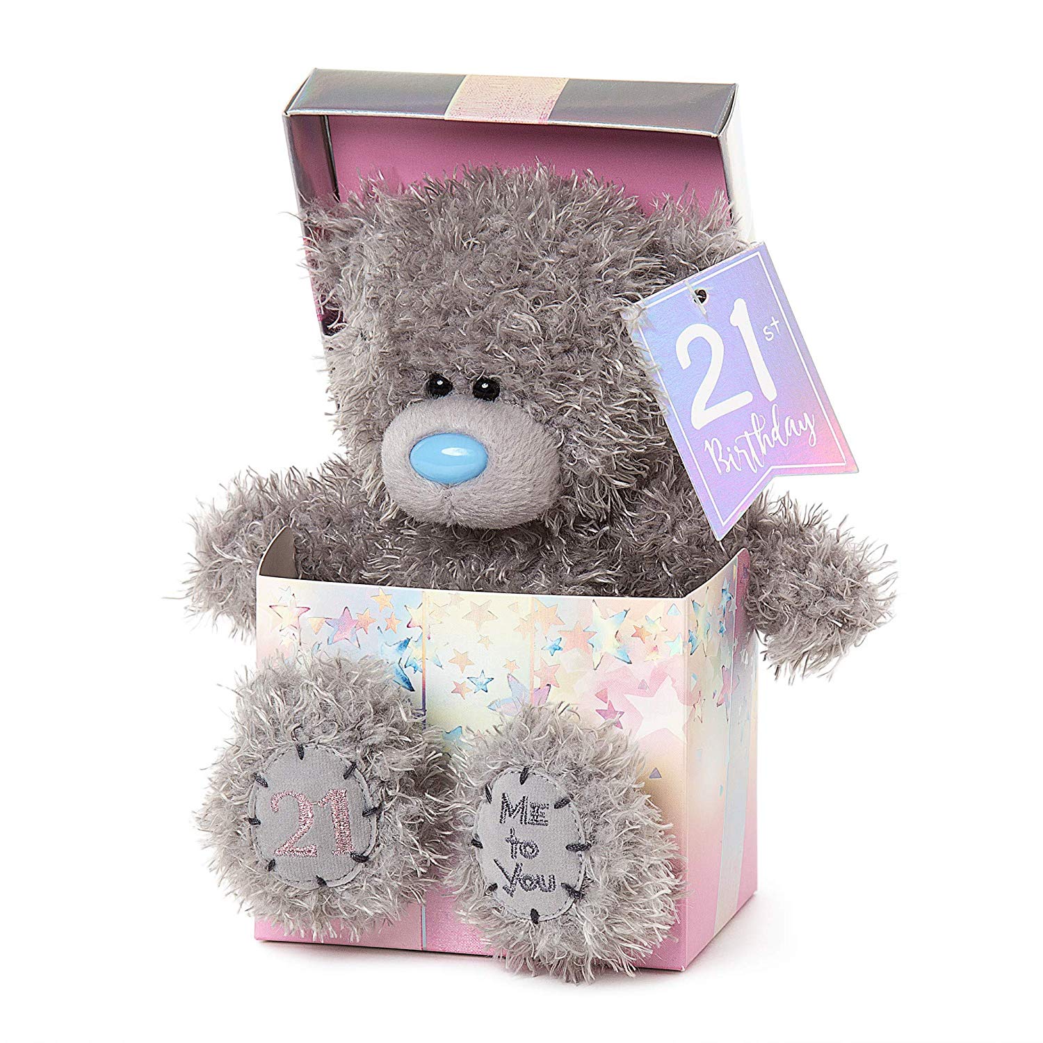 Me to You AP701027 21st Birthday Tatty Teddy Bear in Gift Box – TopToy