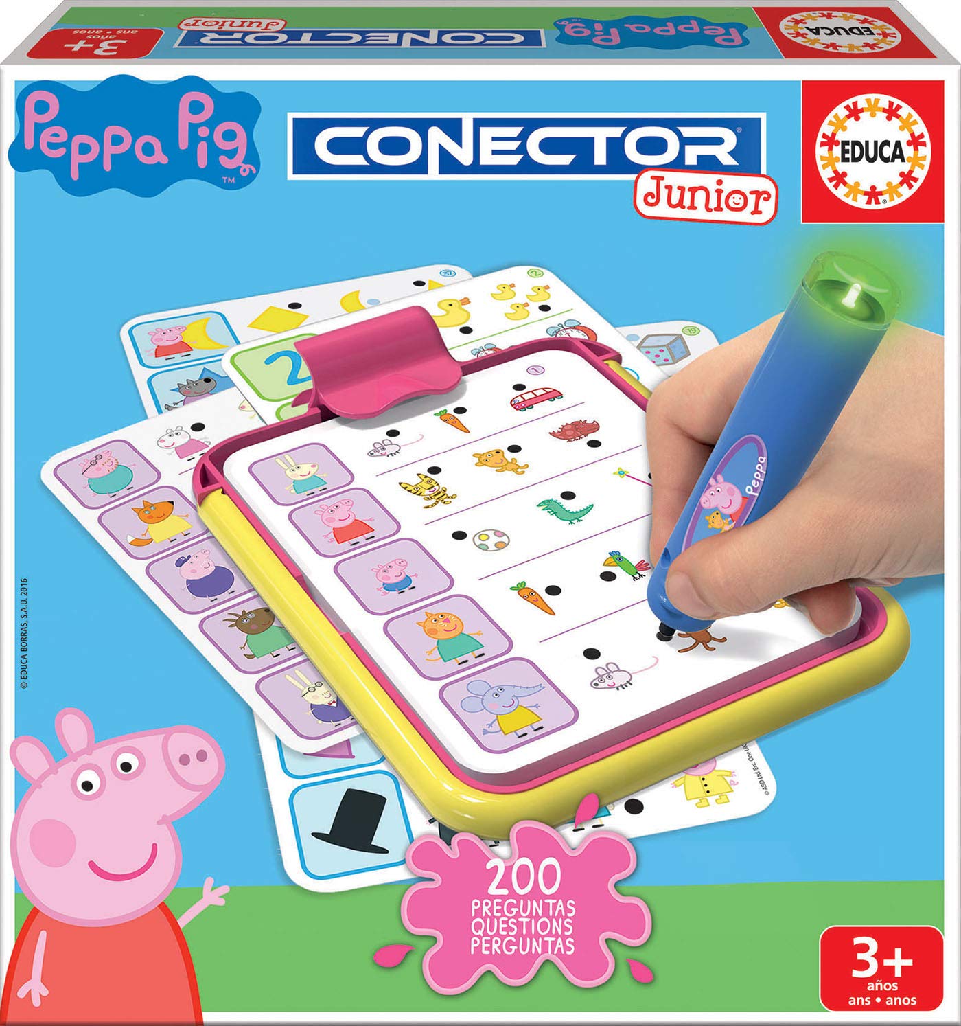 Educa – Peppa Pig Junior Connector: Learn about shapes, colors, numbers ...