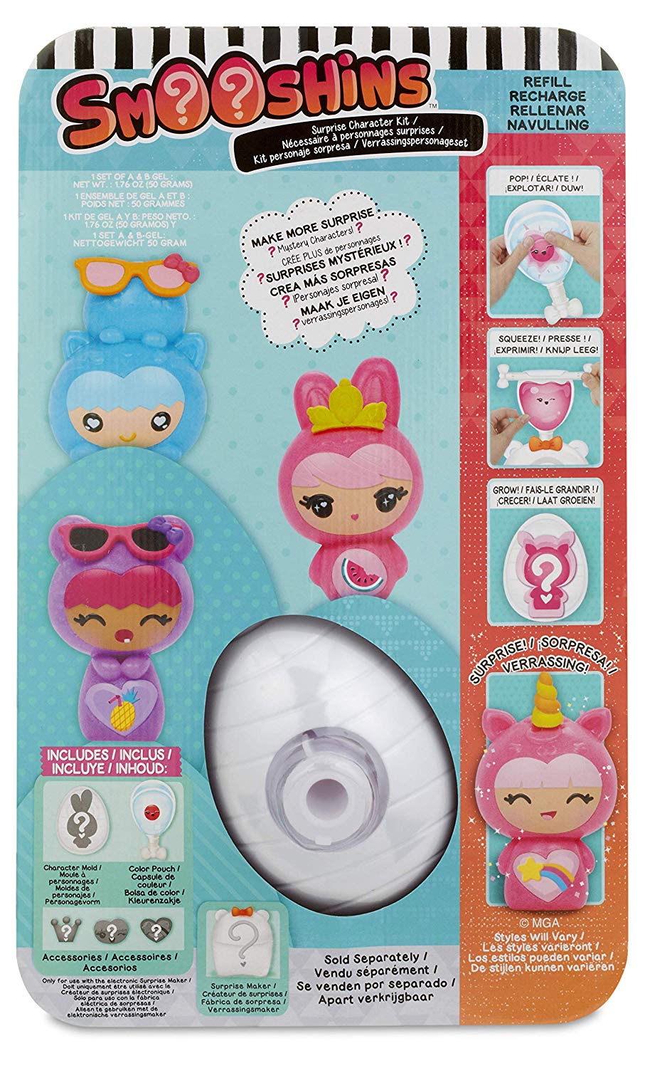 Smooshins Surprise Character Kit, Red – TopToy