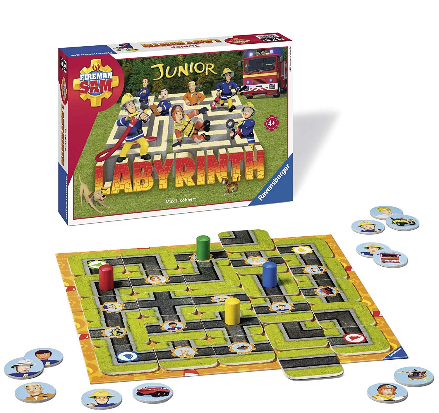Ravensburger 212828 “Fireman Sam Junior Labyrinth Card Game – TopToy