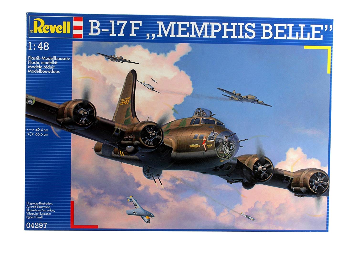 Revell 04297 B-17F Memphis Belle Model Kit – TopToy