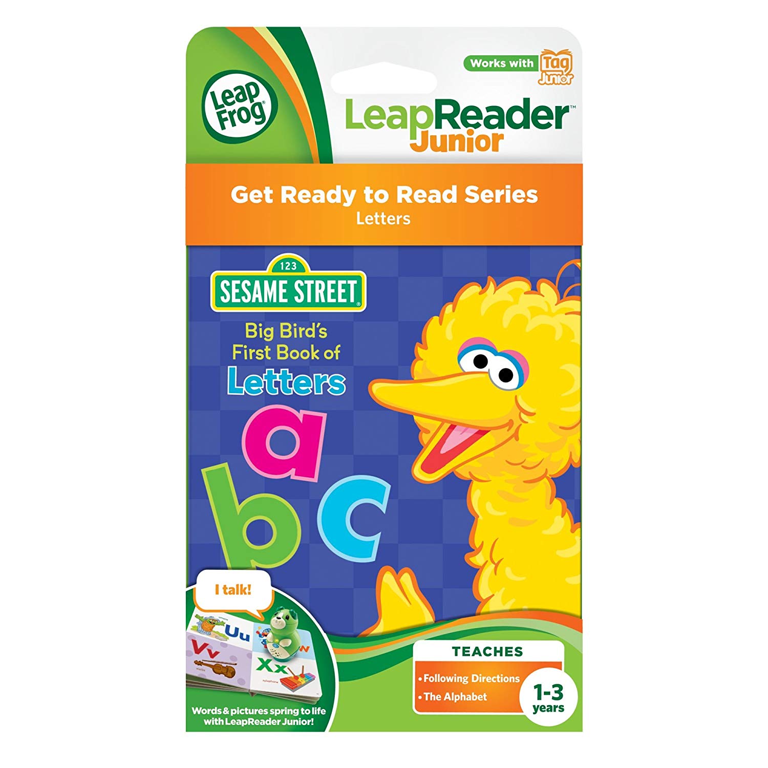 LeapFrog Tag Junior Sesame Street: Big Bird’s First Book Of Letters ...