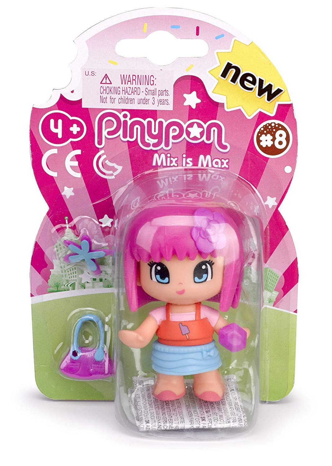 Pinypon 700014103 Figurita Serie 8-Pink Hair – TopToy