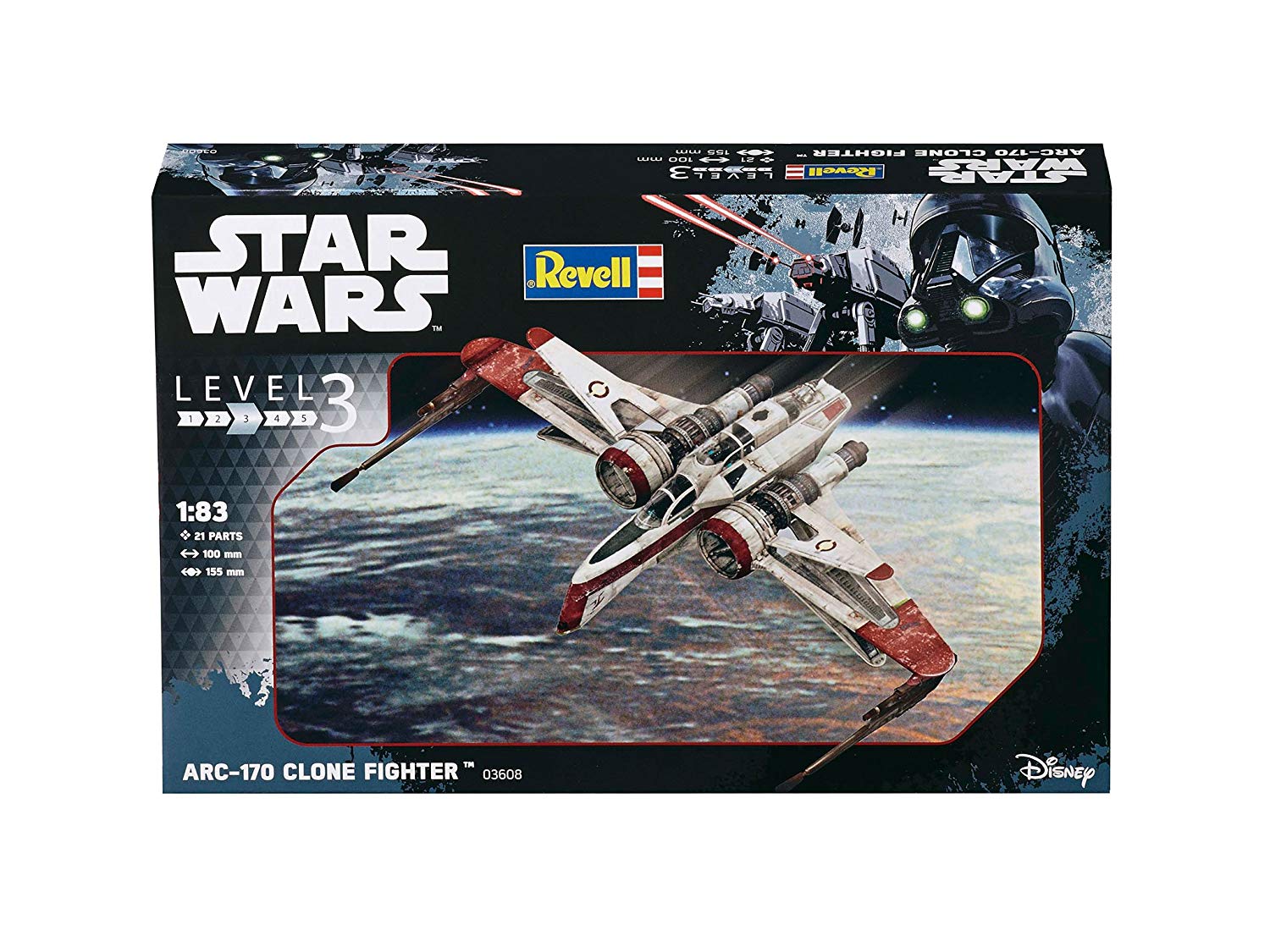 Revell Star Wars Rogue One ARC-170 Fighter Model Kit – TopToy