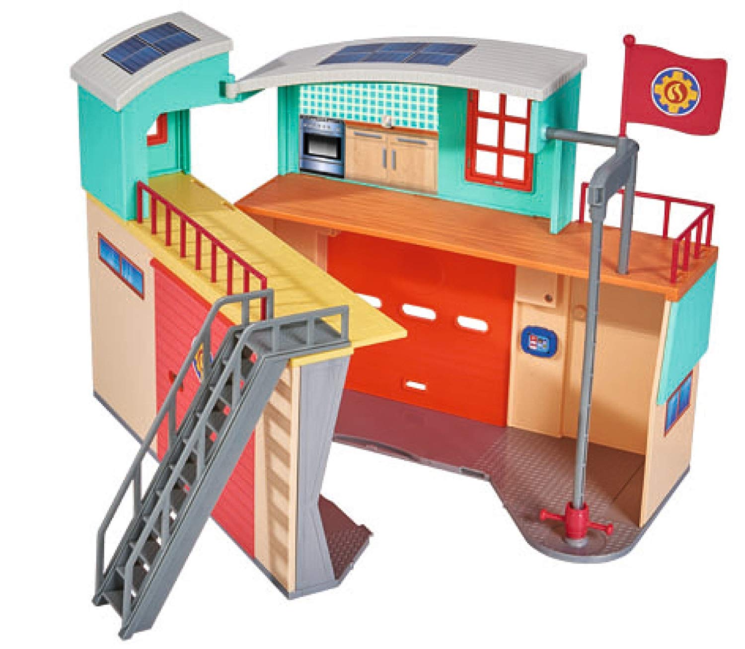 Simba 109258282 “Fireman Sam New Fire Station with Figure – TopToy