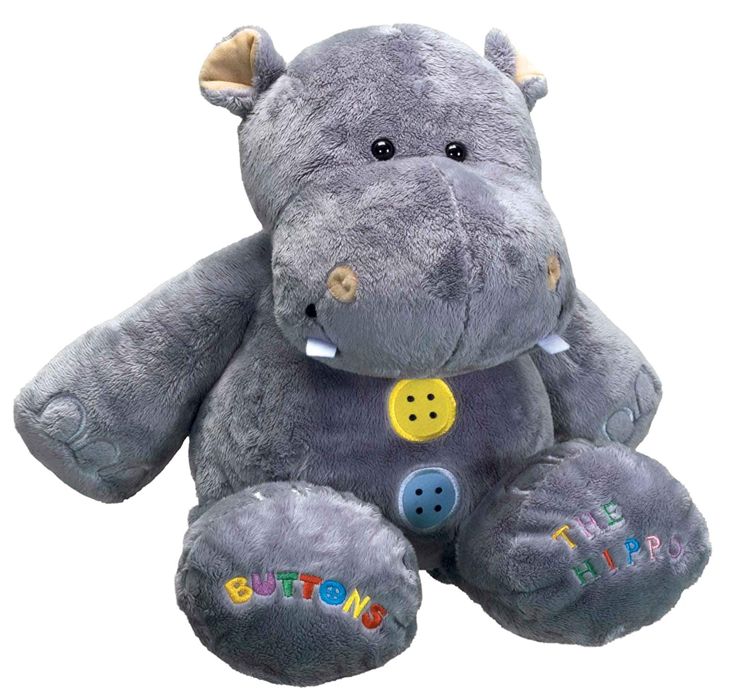 Buttons Humatt 9-inch Hippo Soft Toy – TopToy