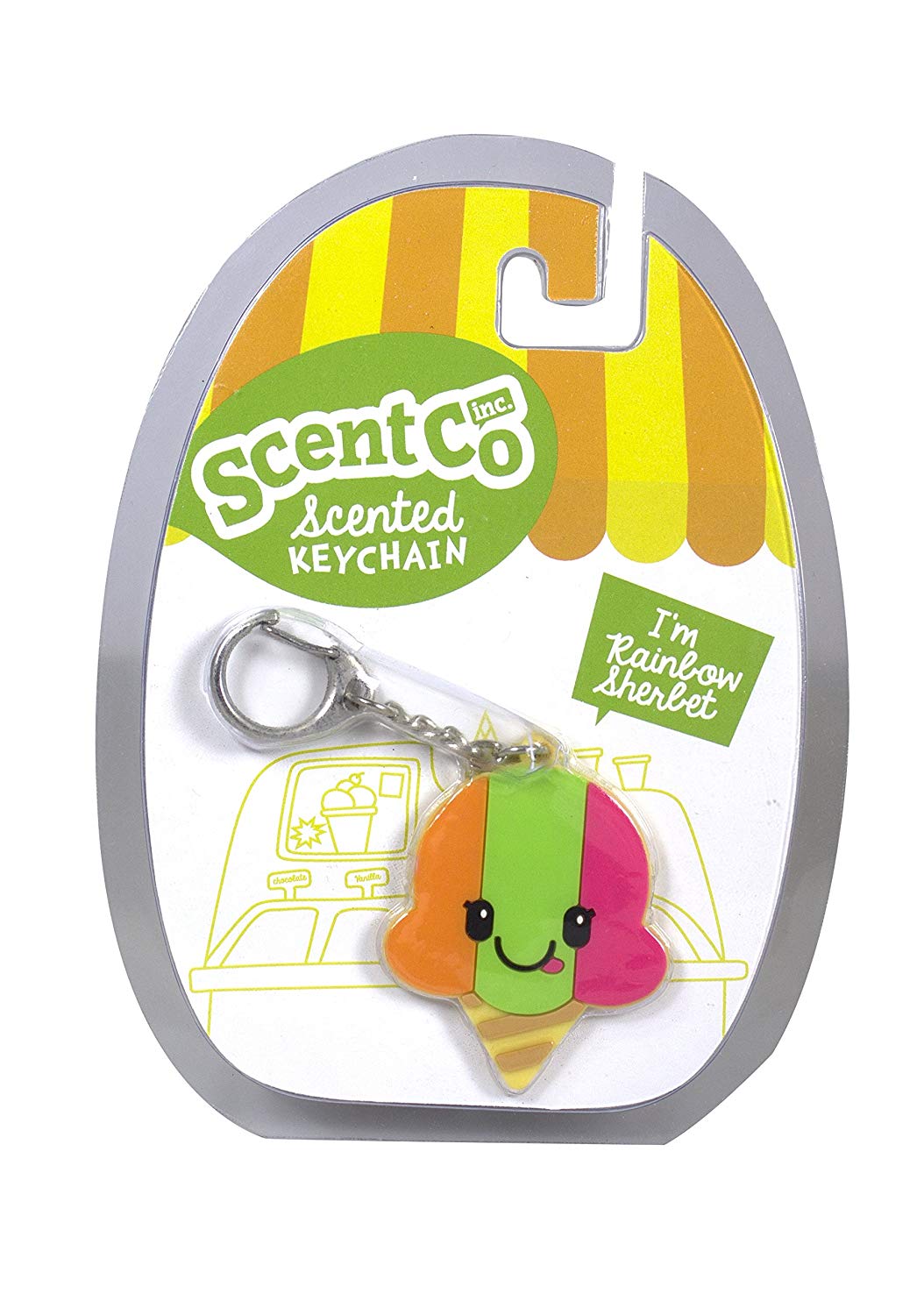 Scentco Scented Rainbow Sherbet Keychains (Multi-Colour) – TopToy
