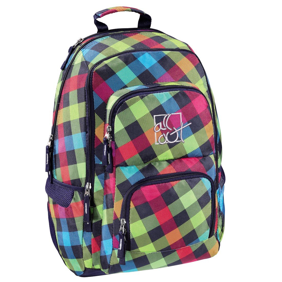 All Out Backpack (Louth, Rainbow Check, 26 liters) colorful – TopToy