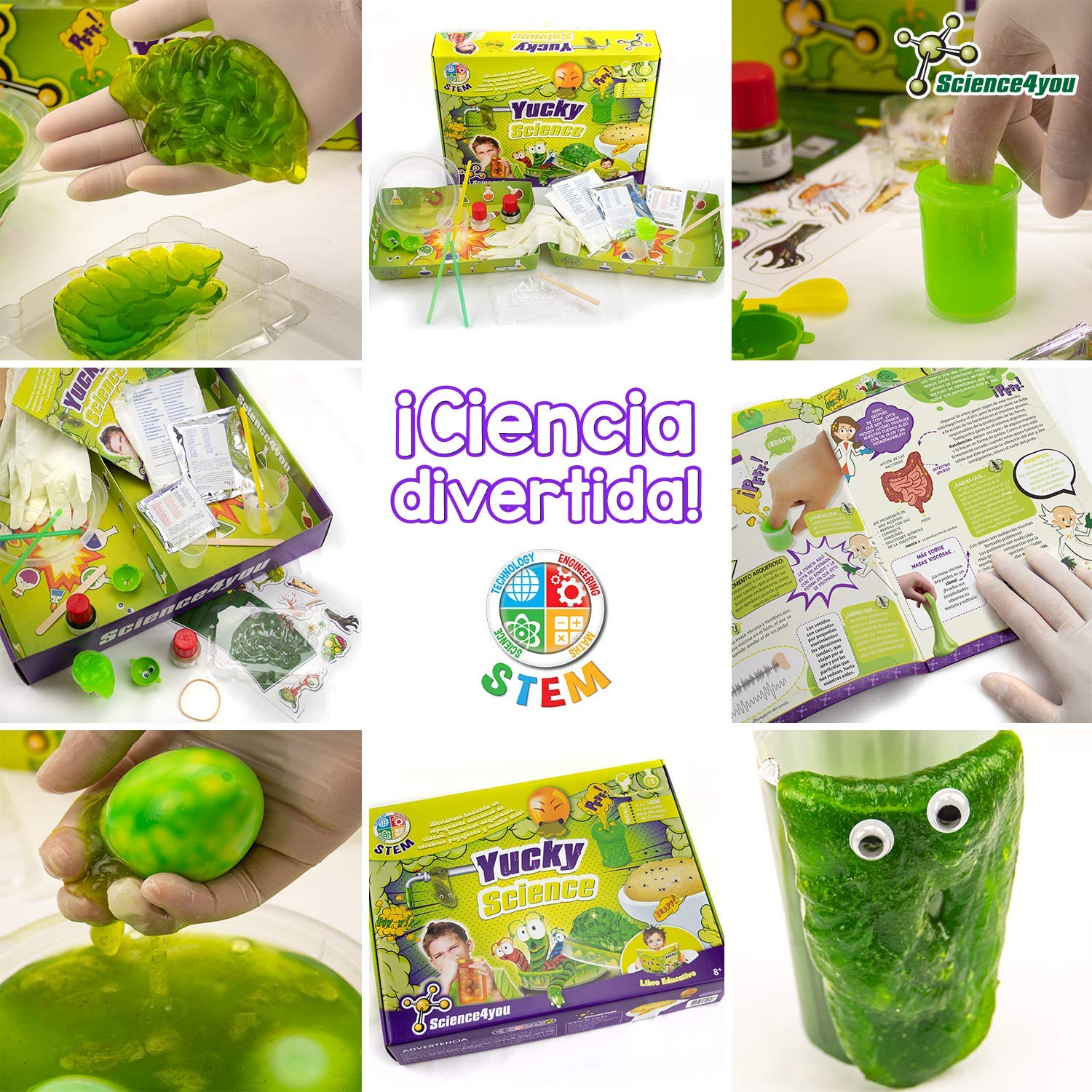 Science4you – Yucky Science – Disgusting Laboratory – Educational Toy ...