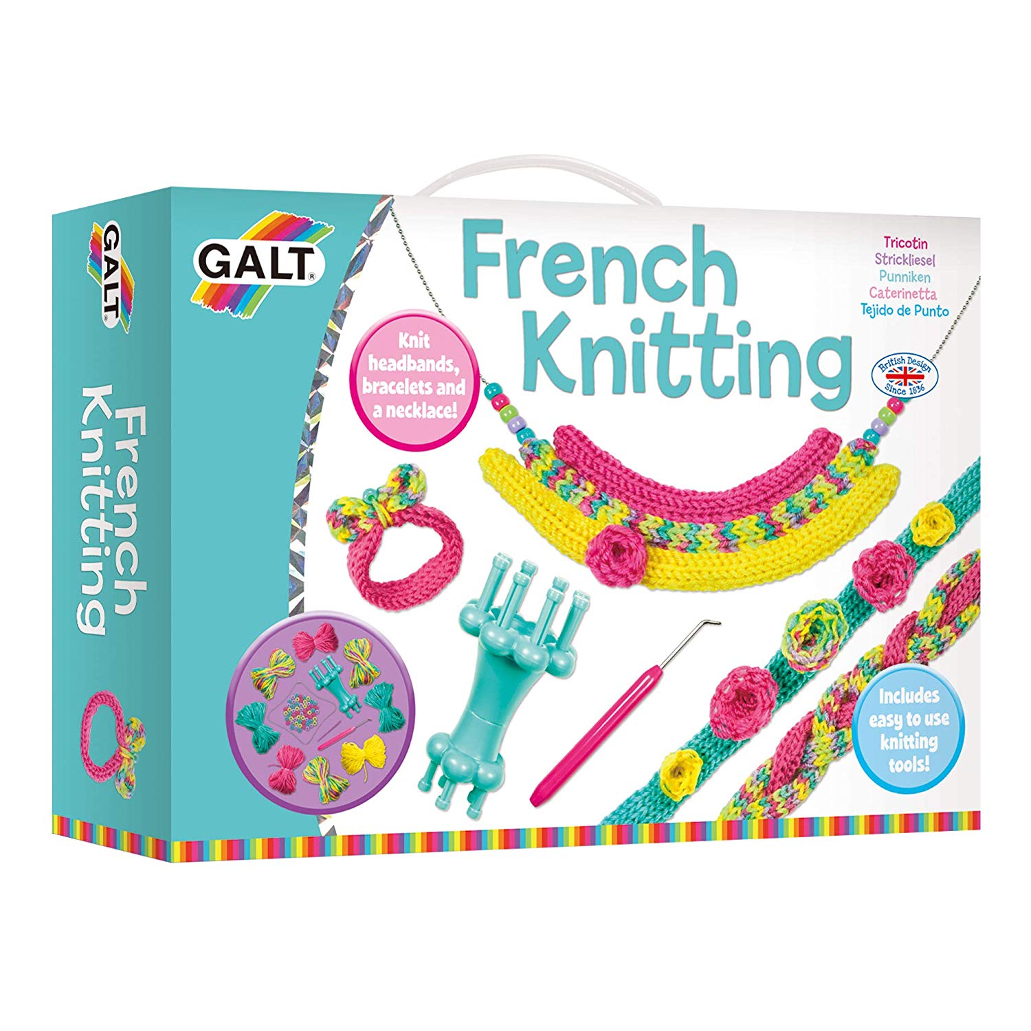Galt Toys, French Knitting, Kids’ Craft Kits, Ages 6 Years Plus – TopToy