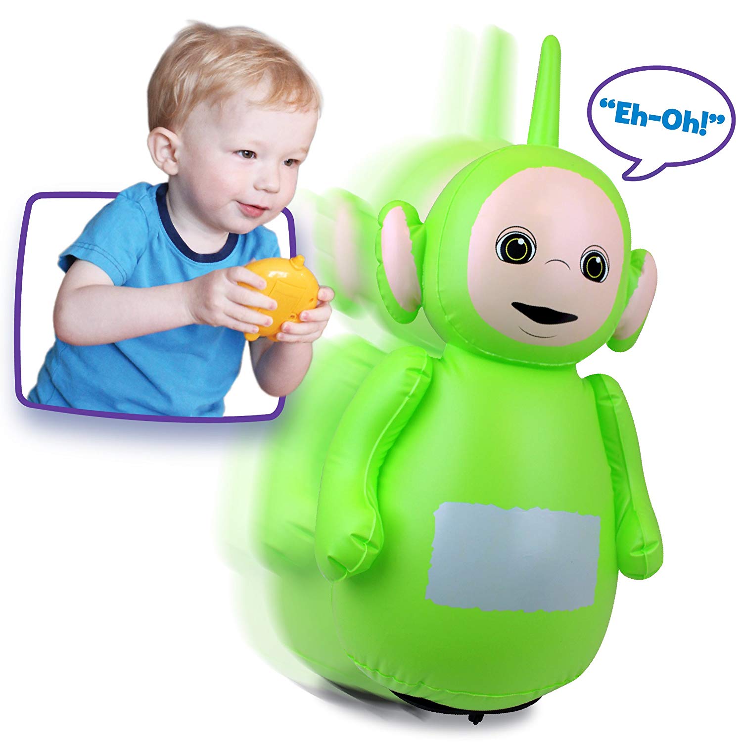Teletubbies Dispy BTUB001-D Cbeebies Dipsy Radio Control Inflatable Toy ...