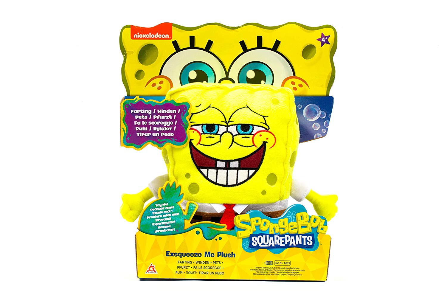 SpongeBob SquarePants | Exsqueeze Me Plush | 11 Inch Plush | Spongebob ...