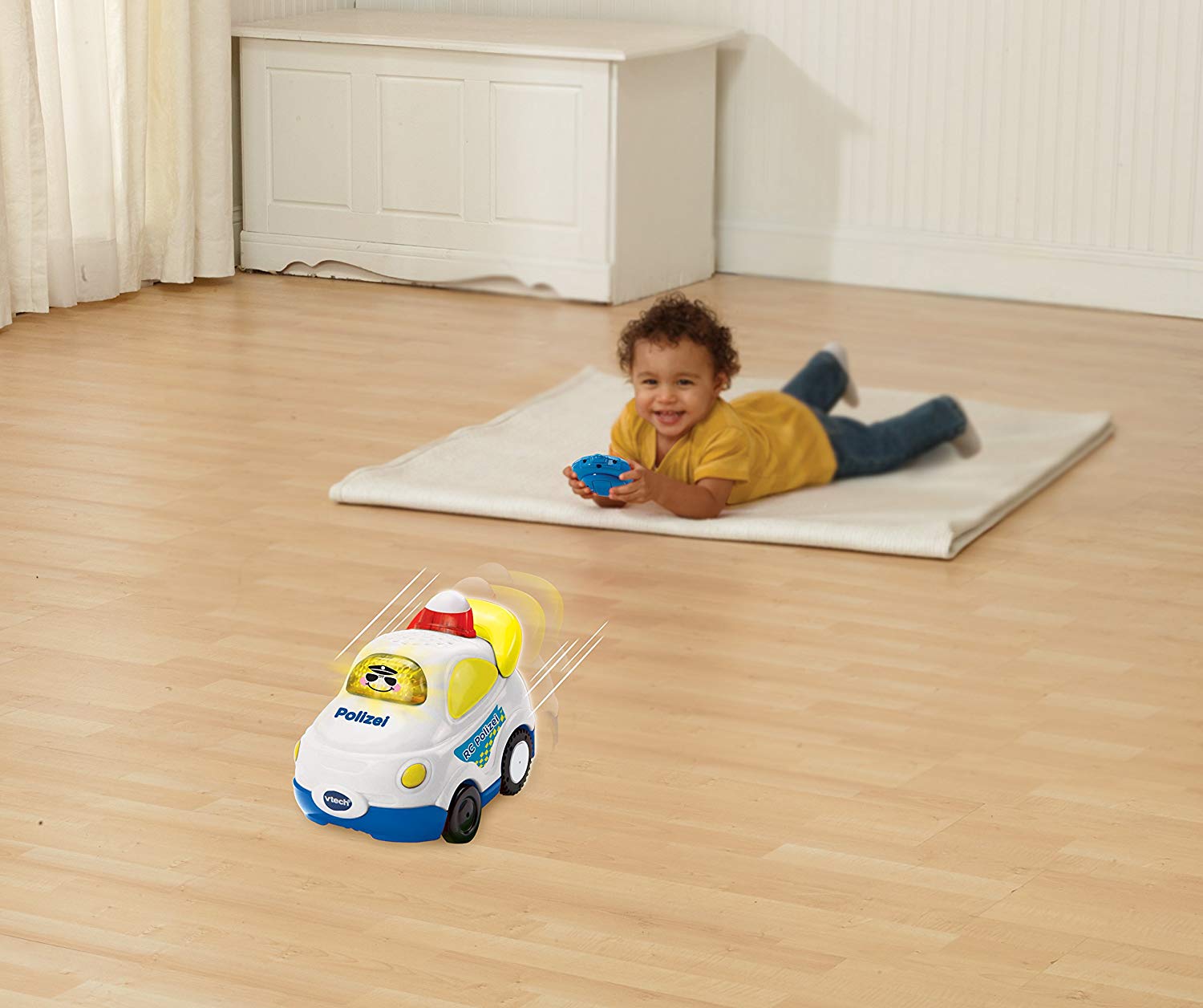 Vtech 80-180364 80-180364-Tut Baby Speedster-RC Police, Colourful – TopToy