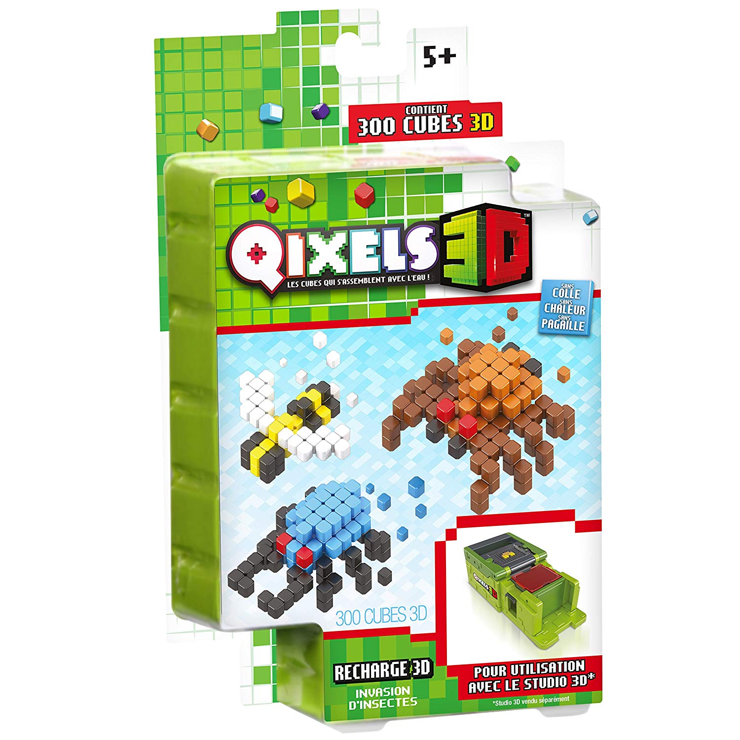Kanaï Kids – KK87052 – Qixels 3D Invasion of Insects – Refill Pack – TopToy