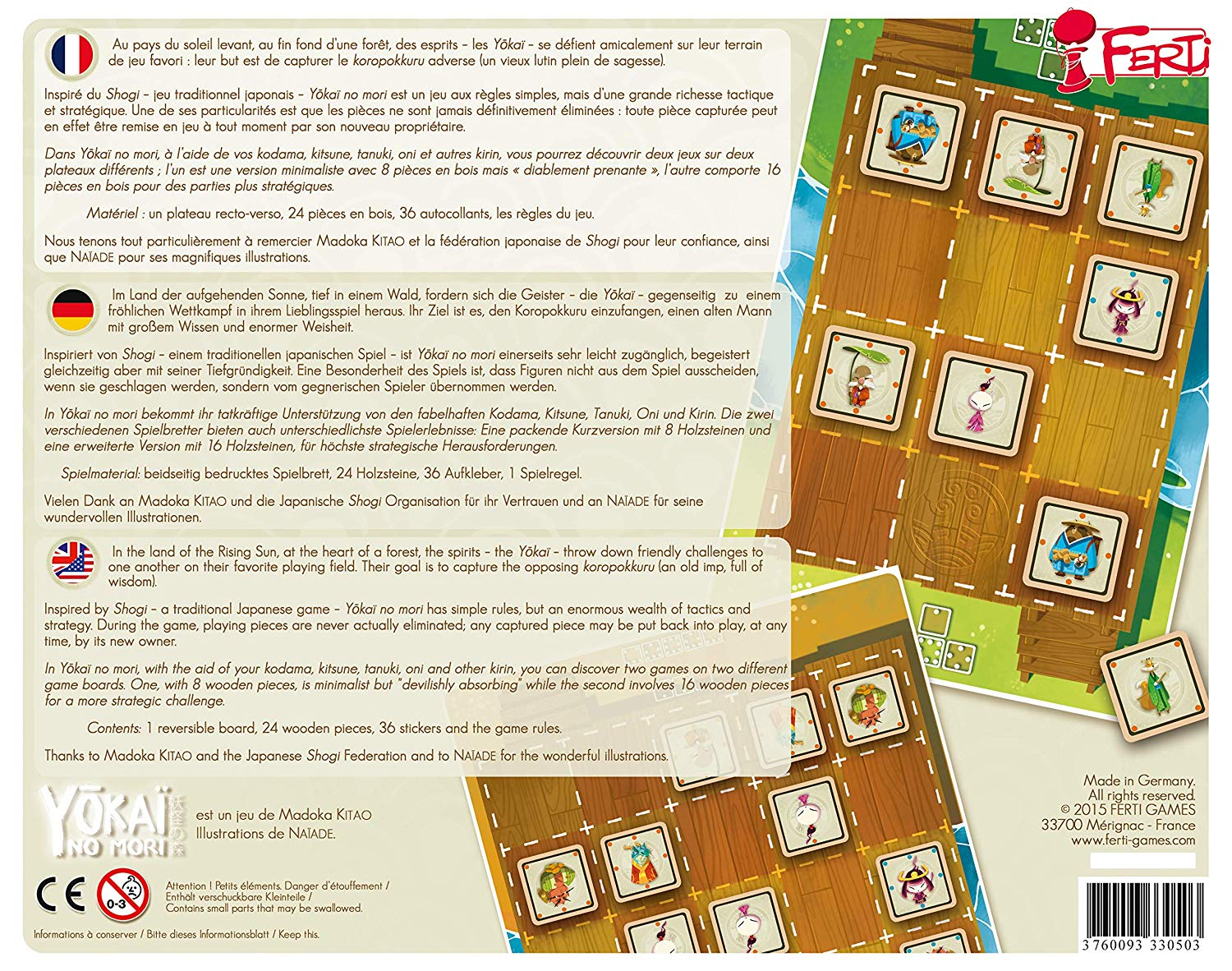 Ferti Games Yokaï No Mori Strategy Game – TopToy