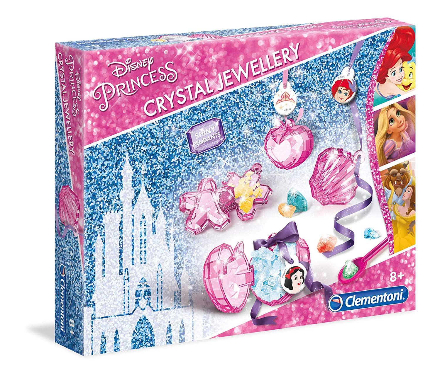 Clementoni Princess-Crystal Jewellery, Multicoloured, 18509 – TopToy