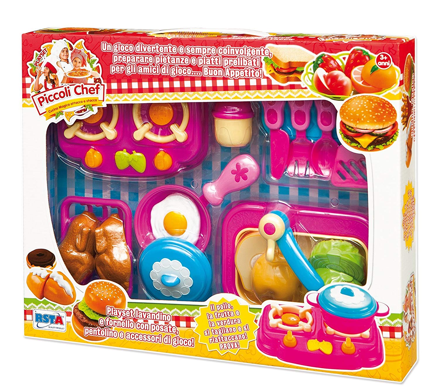 RSTA 9548 – Small Chef, Sink and Stove Set – TopToy